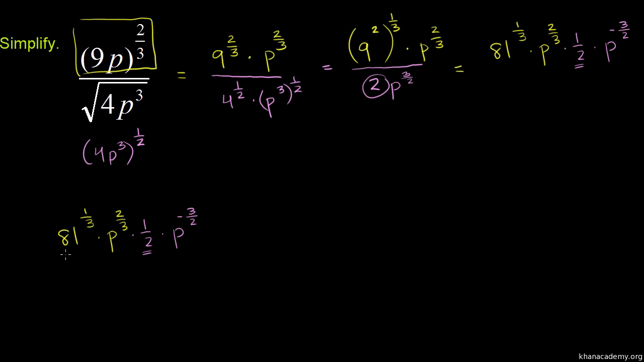 Radical Expressions Calculator